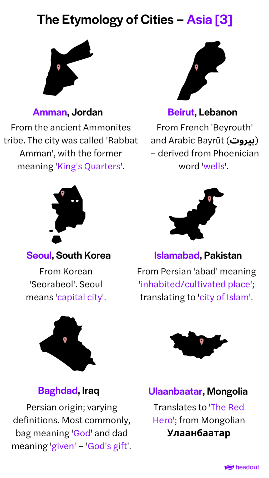 Know how these 72 cities got their unique names